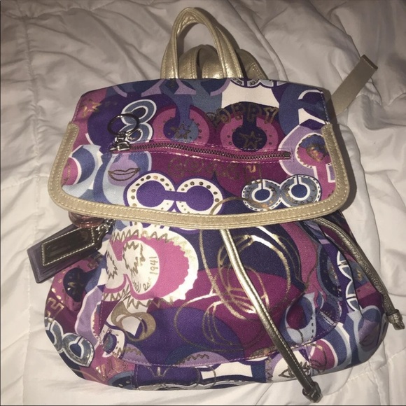 Coach | Bags | Coach Limited Edition Pop C Poppy Backpack 8341 | Poshmark